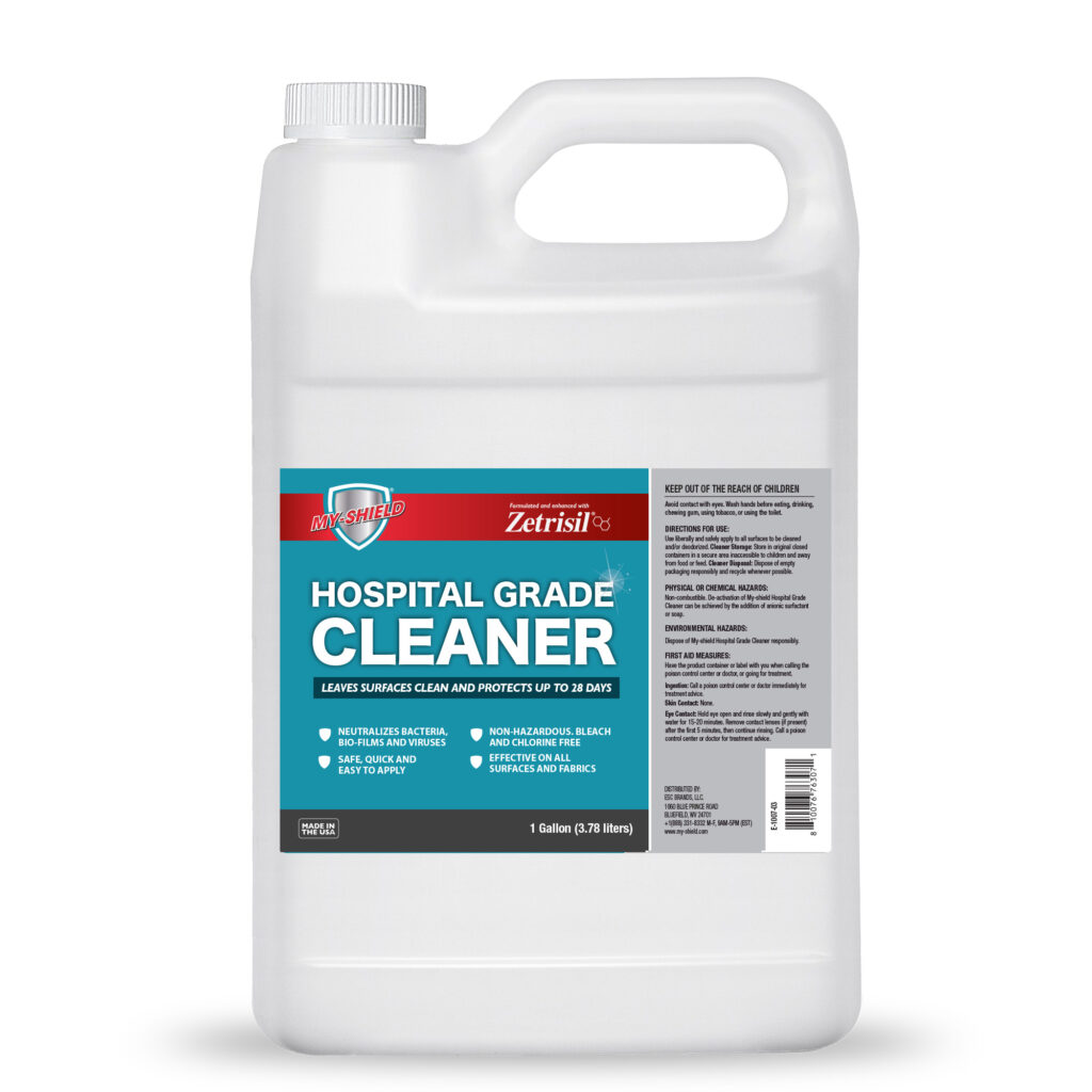 My-shield Hospital Grade Cleaner w/Zetrisil – (1 gallon) – ESC Brands, LLC